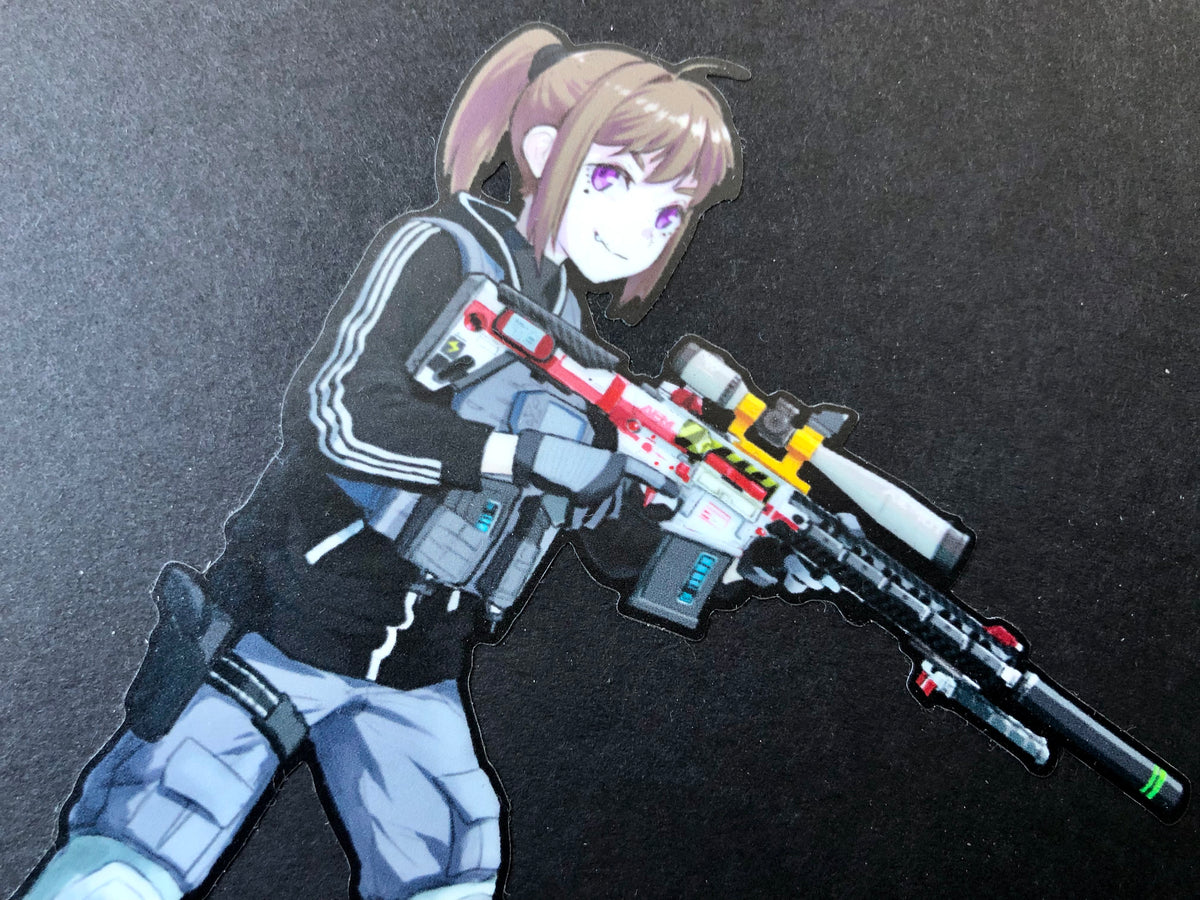 Custom AR-10 sticker – SenpaiFi